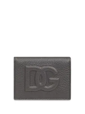 Dolce & Gabbana Logo-embossed Leather Wallet - Grey