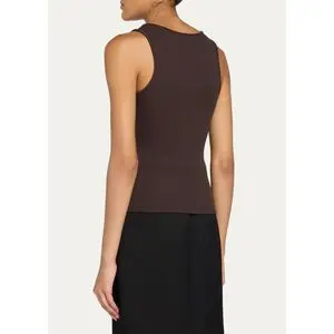 L'AGENCE Adira Tank Top - Dark Java
