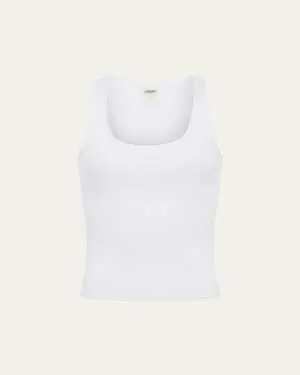 L'Agence Adira Tank Top - White