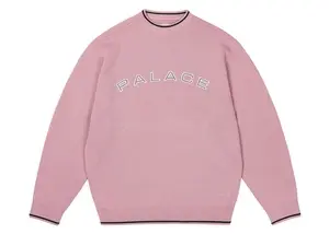 PALACE Arc Knit Pullover - Lush Flush