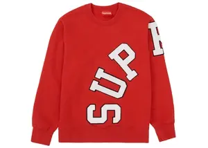 Supreme Big Arc Crewneck Sweatshirt - Red