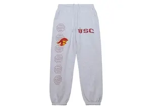 TRAVIS SCOTT X Mitchell & Ness Usc Trojans Classic Sweatpants - Heather Gray
