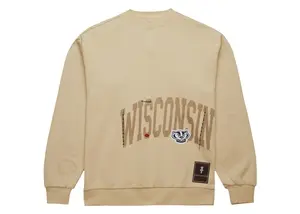 TRAVIS SCOTT X Mitchell & Ness Wisconsin Badgers Pullover Sweatshirt