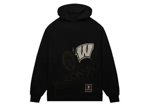 TRAVIS SCOTT X Mitchell & Ness Wisconsin Badgers Overlap Pullover Hoodie