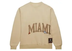 TRAVIS SCOTT X Mitchell & Ness Miami Hurricanes Pullover Sweatshirt