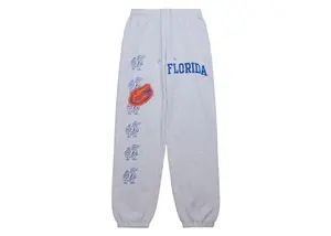 TRAVIS SCOTT X Mitchell & Ness Florida Gators Classic Sweatpants - Heather Grey
