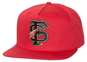 TRAVIS SCOTT X Mitchell & Ness Florida State Seminoles Snapback Hat - Red