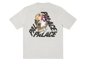 PALACE Baked P3 T-shirt - Grey Marl