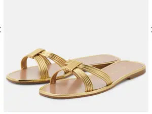 ALTUZARRA Film Faux Leather Slides