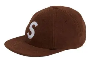Supreme Polartec S Logo 6-panel Cap - Brown