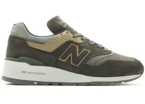 NEW BALANCE 997 Athletic Sneakers - Khaki/grey