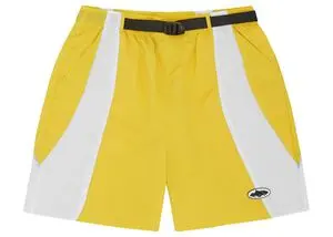 CORTEIZ Belted Spring Shorts - Yellow