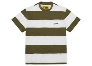 CORTEIZ Striped Tee Shirt Taupe
