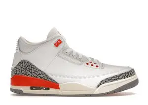 JORDAN 3 Retro Georgia Peach Sneakers - White/cosmic Clay/sail