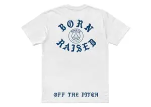 BORN X RAISED X Psg Off The Pitch Tee Shirt - White