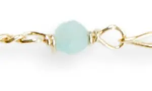 Argento Vivo Amazonite Figaro Chain Necklace