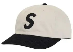 Supreme S Logo 6 Panel Cap - Stone