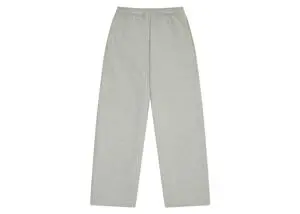 BROKEN PLANET Basics Wide Leg Sweatpants - Heather Grey