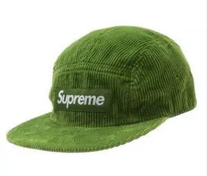 Supreme Corduroy Camp Cap - Green