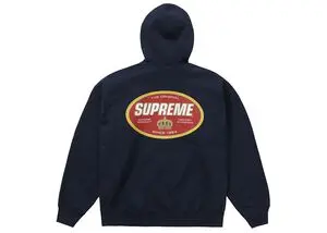 Supreme Crown Hooded Sweatshirt - Navy Blue