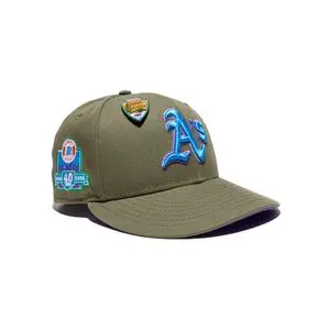 New Era Oakland Athletics 40 Years 59fifty Fitted Hat - Green/purple