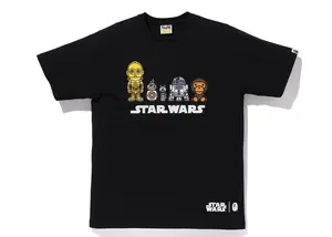 BAPE X Star Wars Droid Tee Shirt - Black
