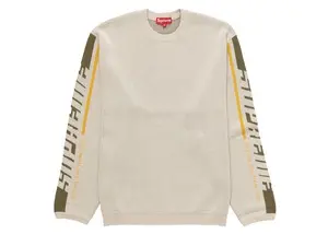 Supreme Sleeve Stripe Crewneck Sweater