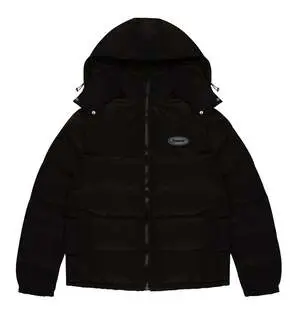 Trapstar Hyperdrive Detachable Hooded Puffer Jacket - Triple Black