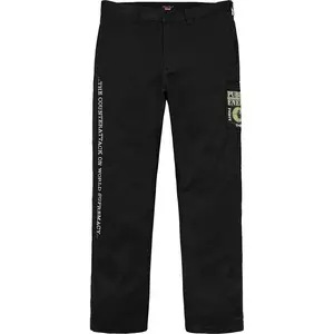 Supreme Undercover/public Enemy Work Pant - Black