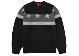 Supreme Stars Sweater - Black