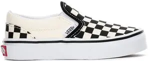 VANS Classic Checkerboard Slip-on Sneakers - Black/white