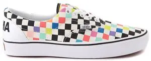 VANS Comfycush Era Checkerboard Sneakers - White/rainbow