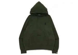A BATHING APE Line 1st Camo Washed Relaxed Fit Pullover Hoodie Olivedrab