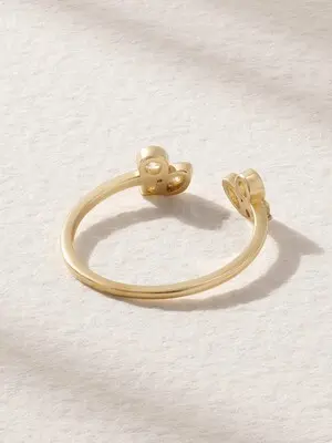 SYDNEY EVAN 14-karat Diamond Evil Eye Ring