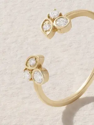 SYDNEY EVAN 14-karat Diamond Evil Eye Ring