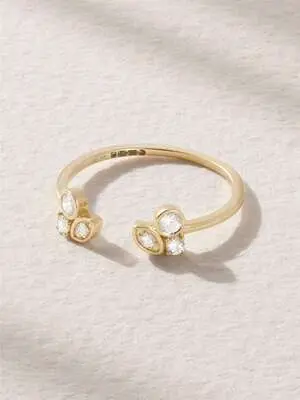 SYDNEY EVAN 14-karat Diamond Evil Eye Ring