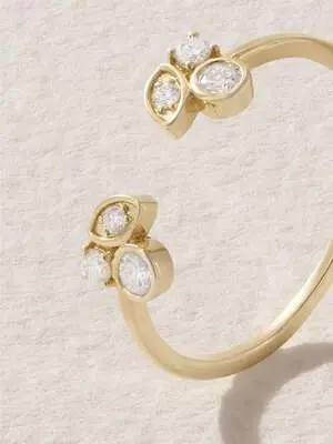 SYDNEY EVAN 14-karat Diamond Evil Eye Ring