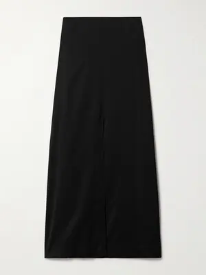 Dries Van Noten Satin-crepe Maxi Skirt