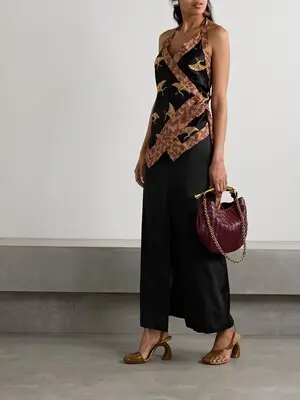 Dries Van Noten Satin-crepe Maxi Skirt