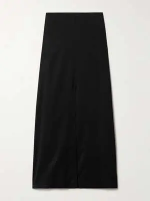 Dries Van Noten Satin-crepe Maxi Skirt