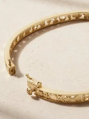 SYDNEY EVAN Open Icon 14-karat Bracelet