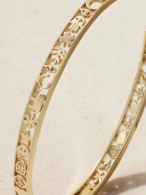 SYDNEY EVAN Open Icon 14-karat Bracelet