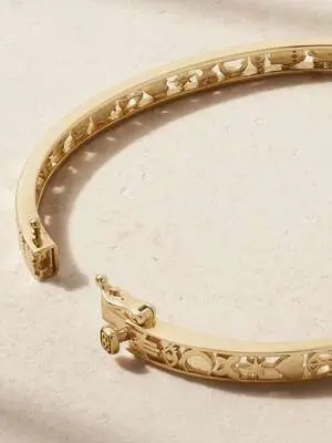 SYDNEY EVAN Open Icon 14-karat Bracelet