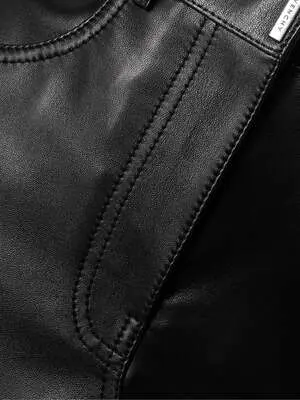 Givenchy Leather Midi Skirt