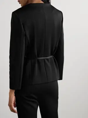 Givenchy Belted Jersey Blazer