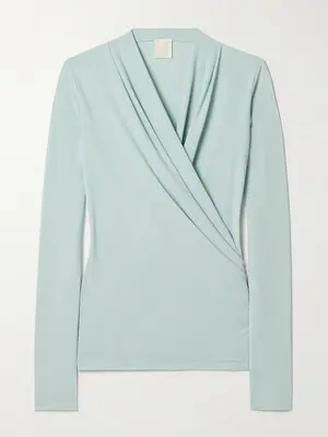 Givenchy Draped Wrap-effect Top