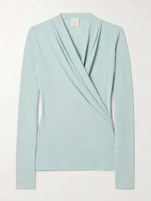 Givenchy Draped Wrap-effect Top