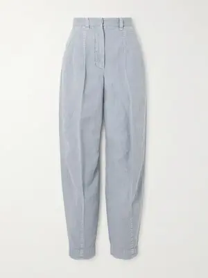 Tapered Cotton Pants