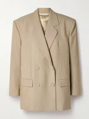 Givenchy Double-breasted Wool Blazer - Neutrals