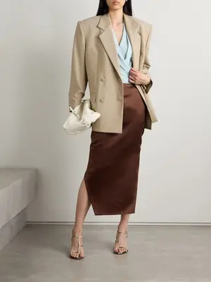 Givenchy Double-breasted Wool Blazer - Neutrals
